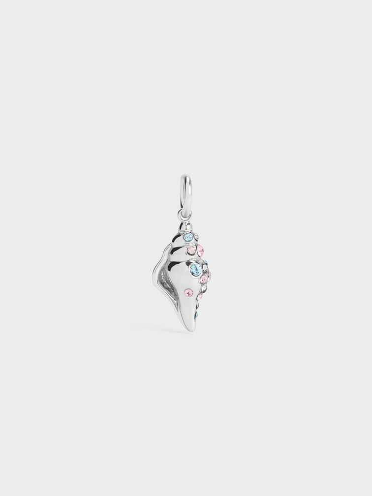 Silver Oceana Crystal Charm - CHARLES & KEITH MX