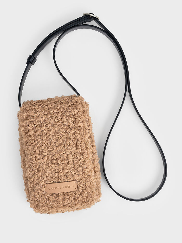 Camel Furry Mini Bag - CHARLES & KEITH PH