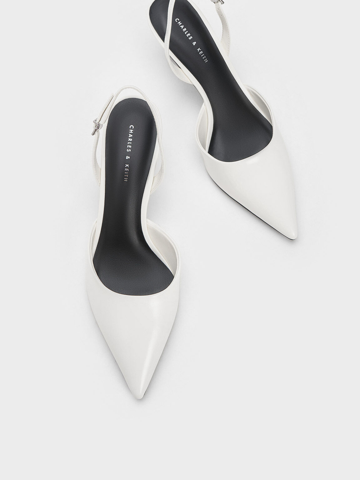 White Stilleto & High Heels | Shop Online | CHARLES & KEITH LK
