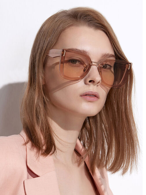 Pink Sunglasses For Women Shop Online Charles And Keith International