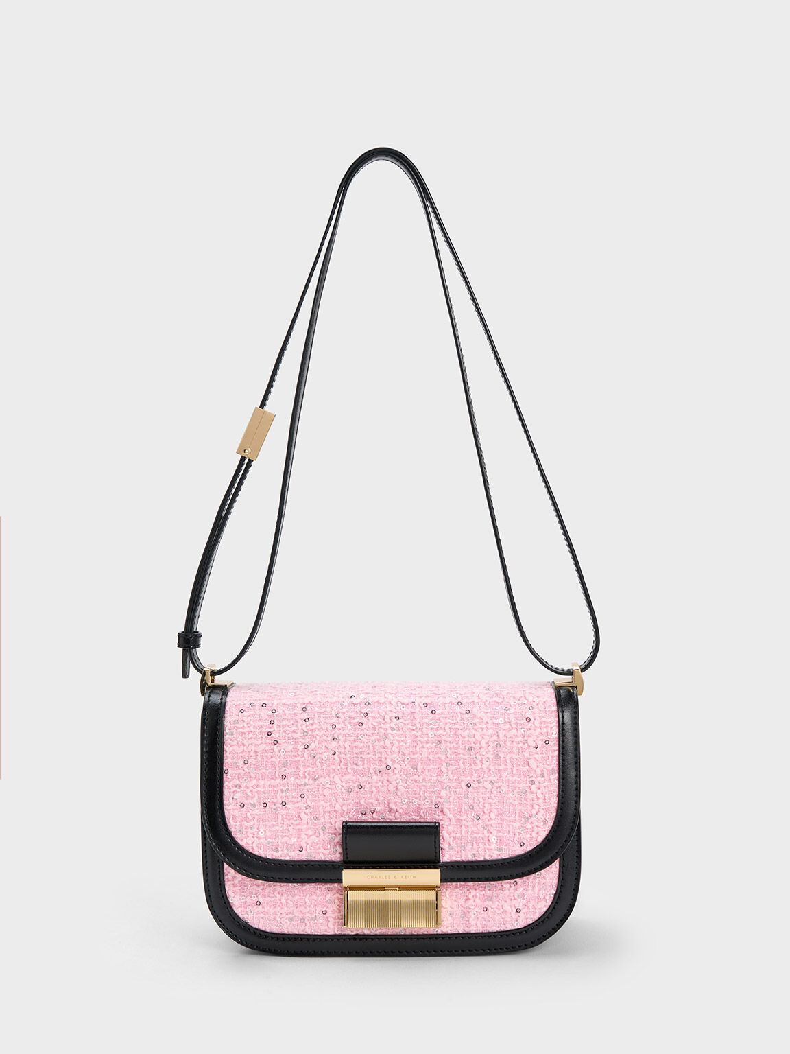 Multicoloured Charlot Tweed Bag Charles And Keith Kh