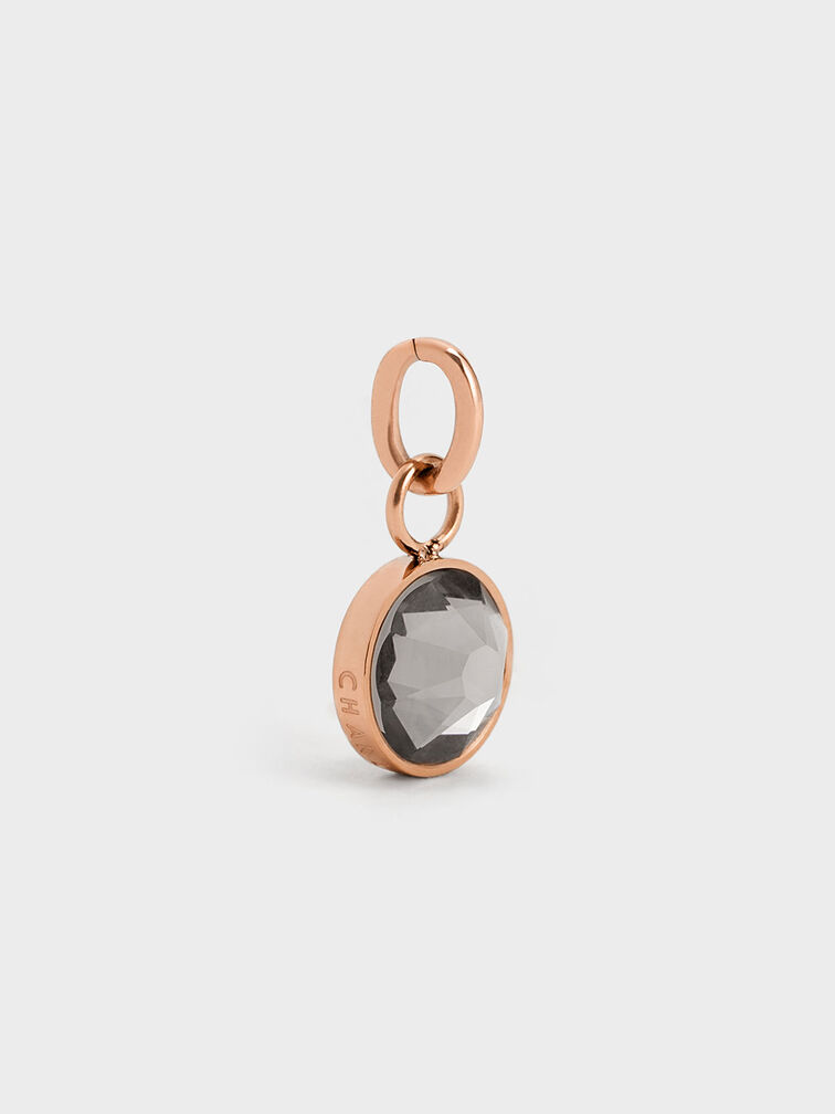 Grey Theodora Crystal Dangle Charm - CHARLES & KEITH MX