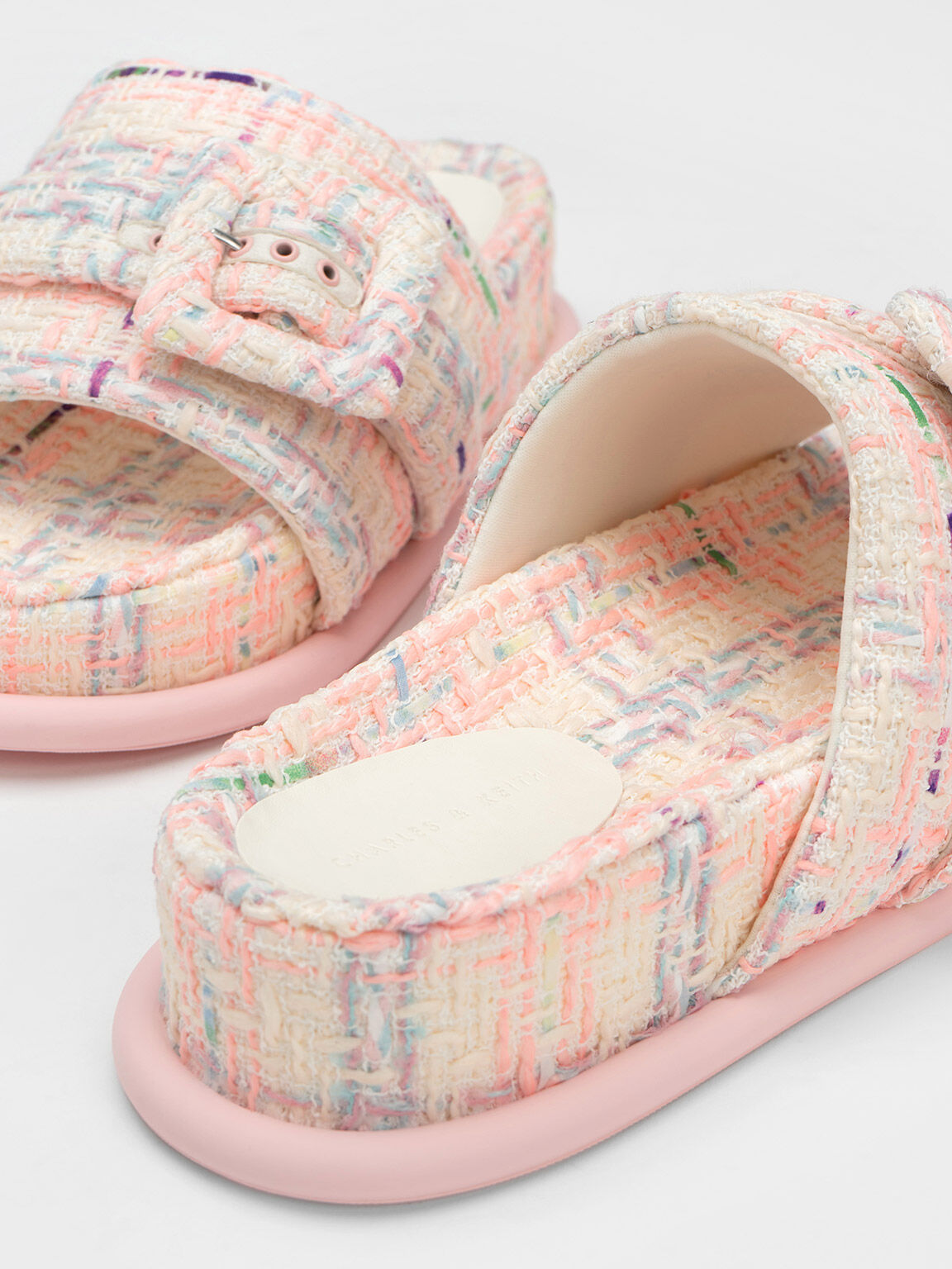 Multi Slide Sandals Shop Online Charles And Keith Us