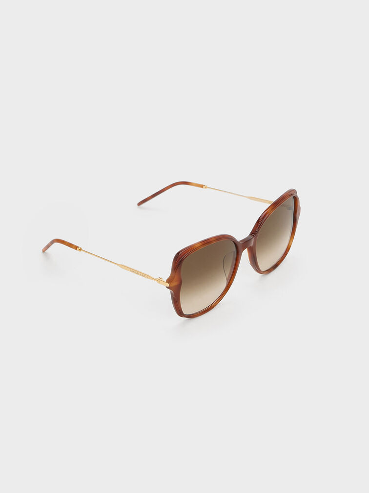 Tortoiseshell Oversized Tortoiseshell Recycled Acetate Butterfly