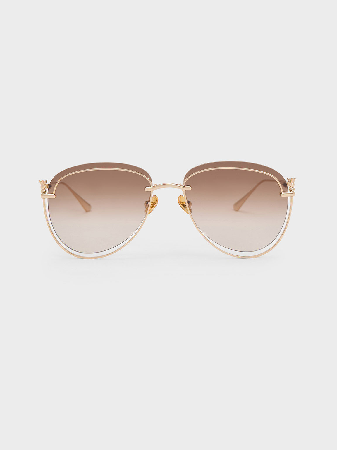 Womens Aviator Sunglasses Shop Online Charles And Keith My