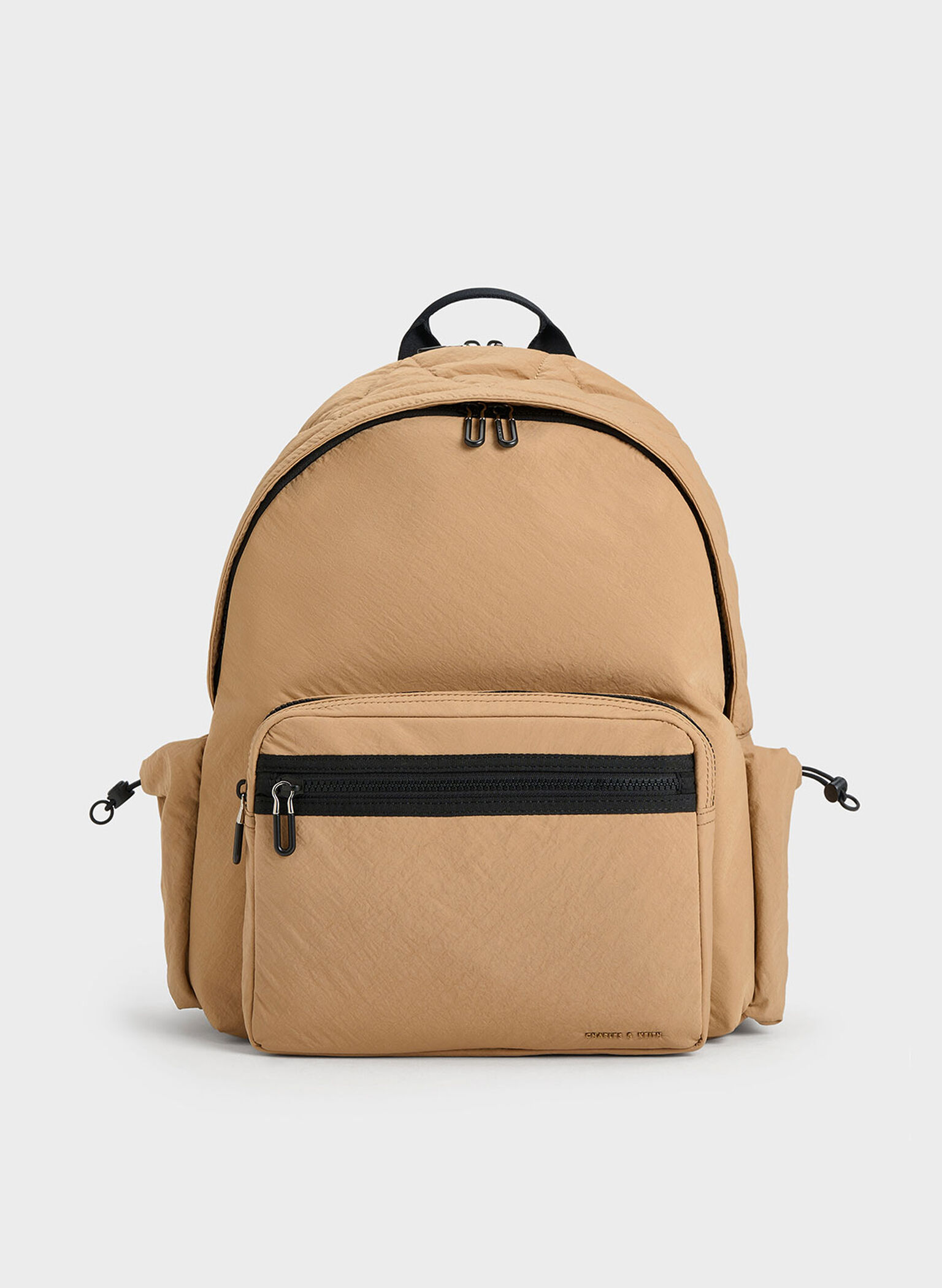 Camel Soleil Nylon Backpack - CHARLES & KEITH MX