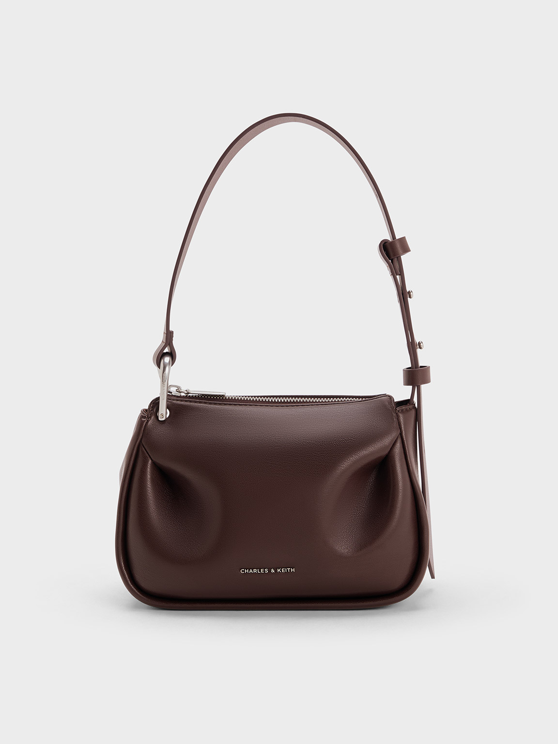 Lumen 簡約斜背包 (李子色) | 包款 - CHARLES & KEITH HK