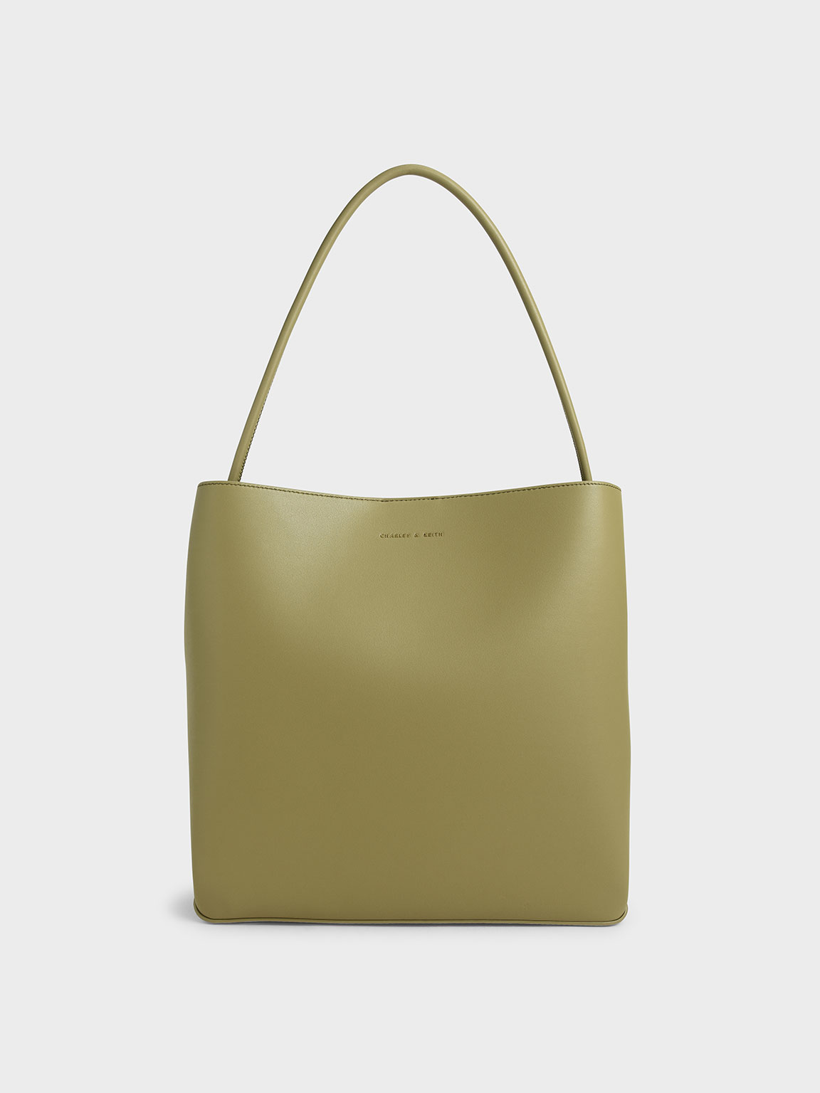 Sage Green Leia Tote Bag - CHARLES & KEITH OM