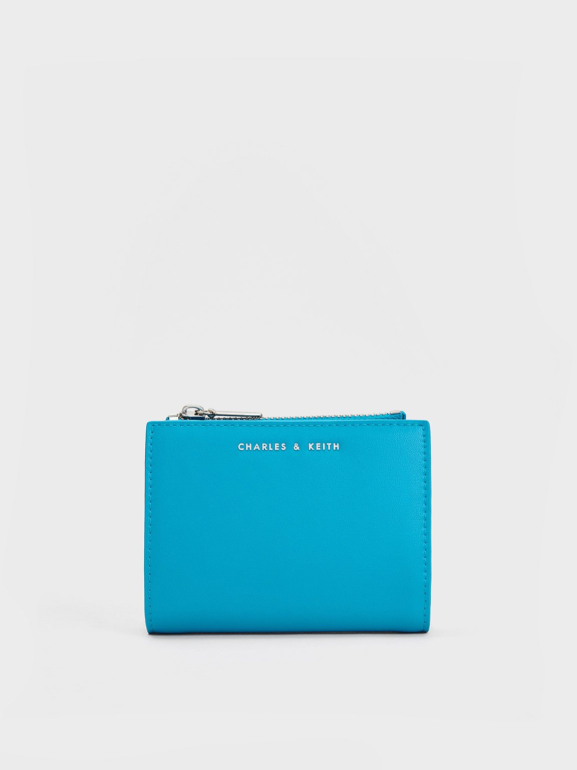 Ocean Harmonee Top Zip Small Wallet - CHARLES & KEITH TW