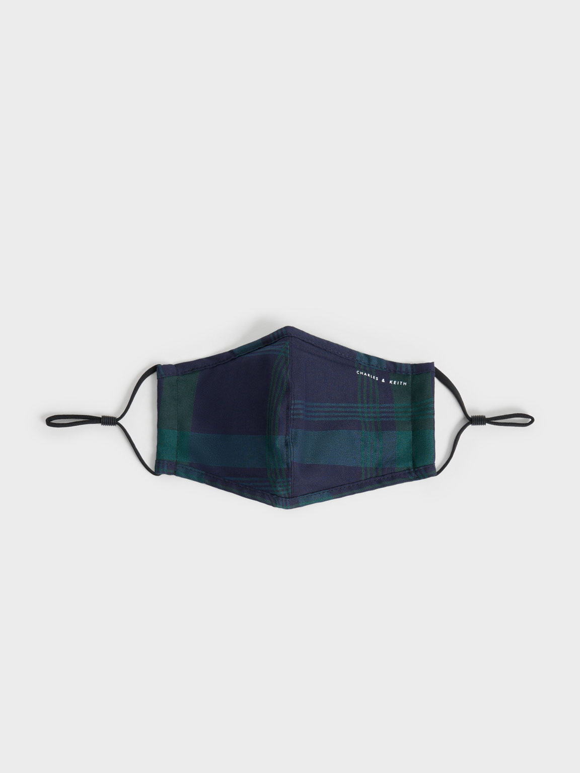 Multicoloured Tartan Print Mask - CHARLES & KEITH SG