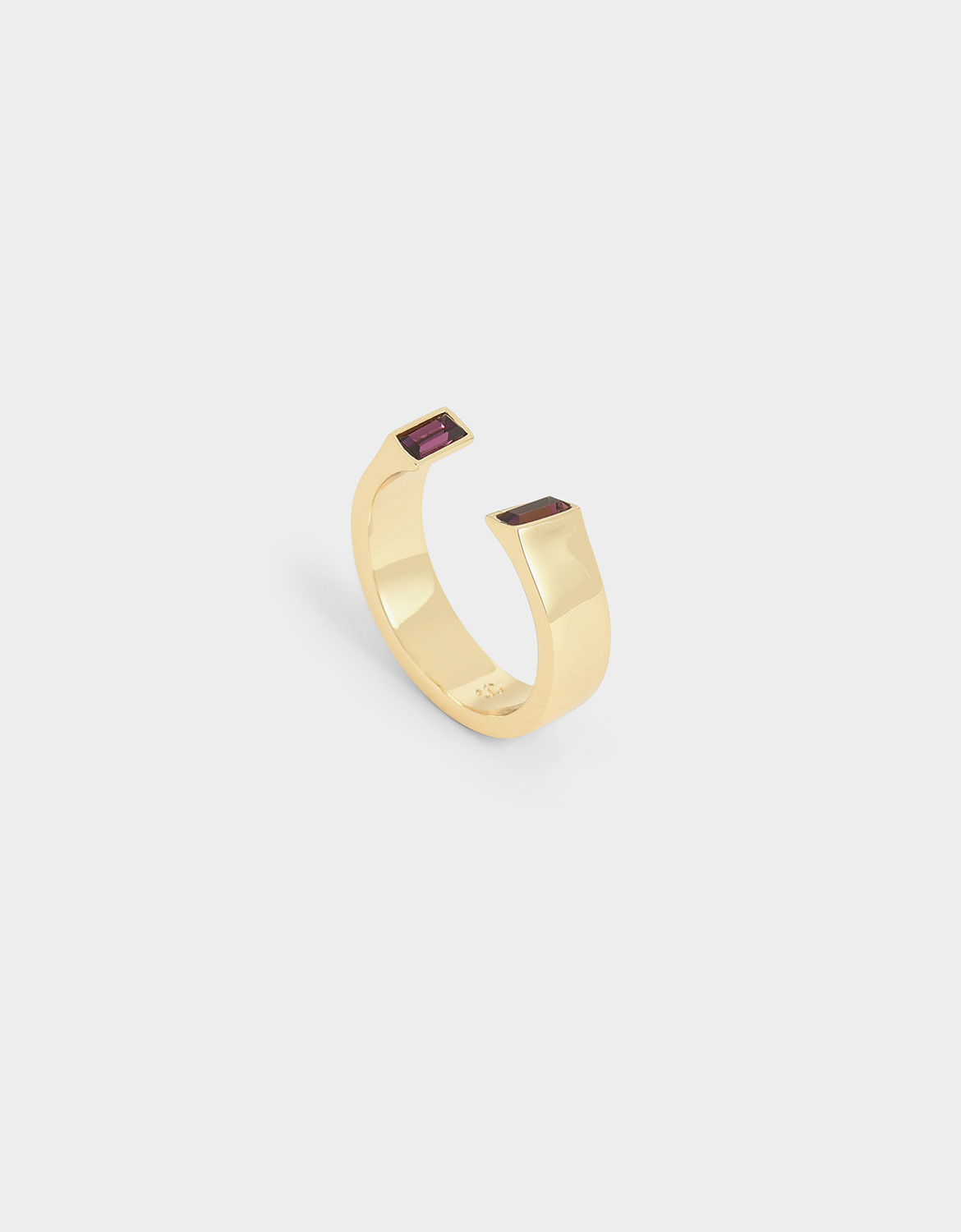 Gold Swarovski® Crystal Open Ring - CHARLES & KEITH US
