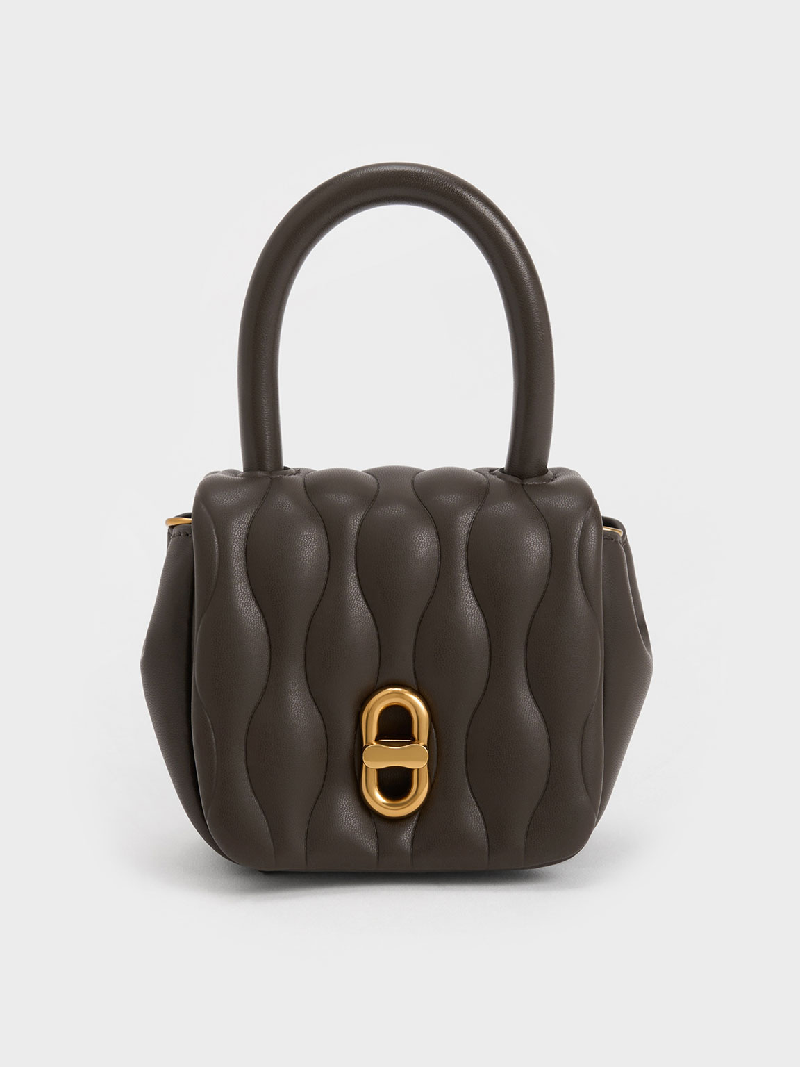 Dark Moss Iva Padded Mini Bag - CHARLES & KEITH ZA