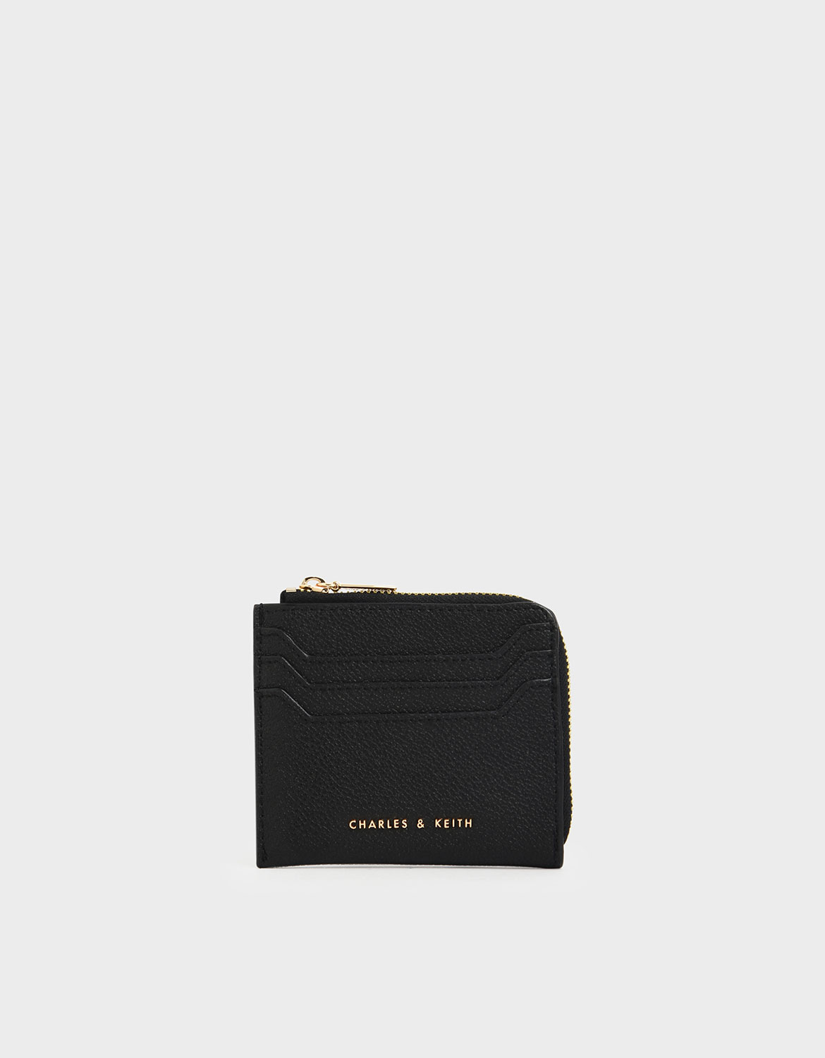 Black Small Zip Pouch - CHARLES & KEITH IL