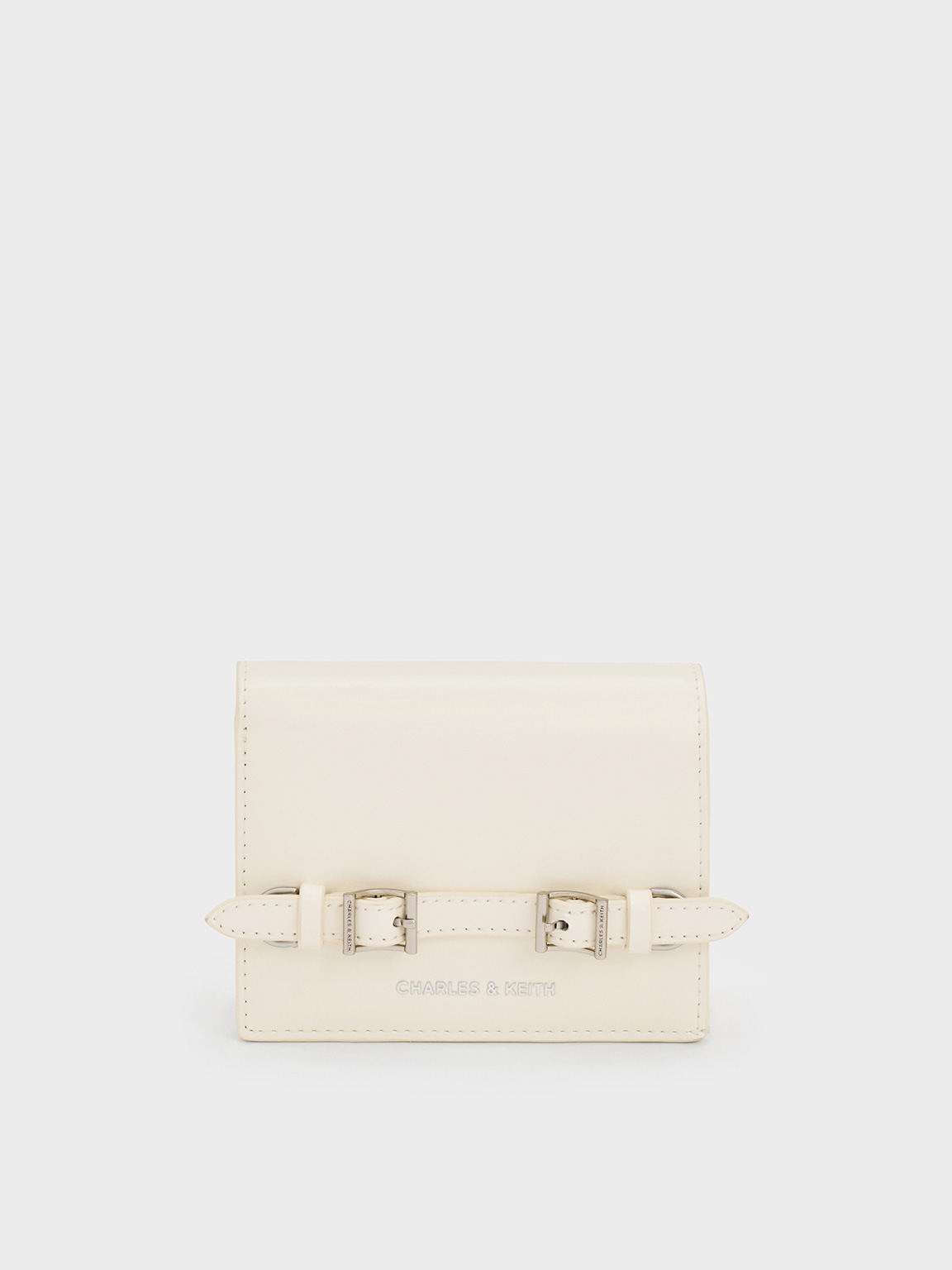 Cream Sloane Chain-Handle Wallet - CHARLES & KEITH IL