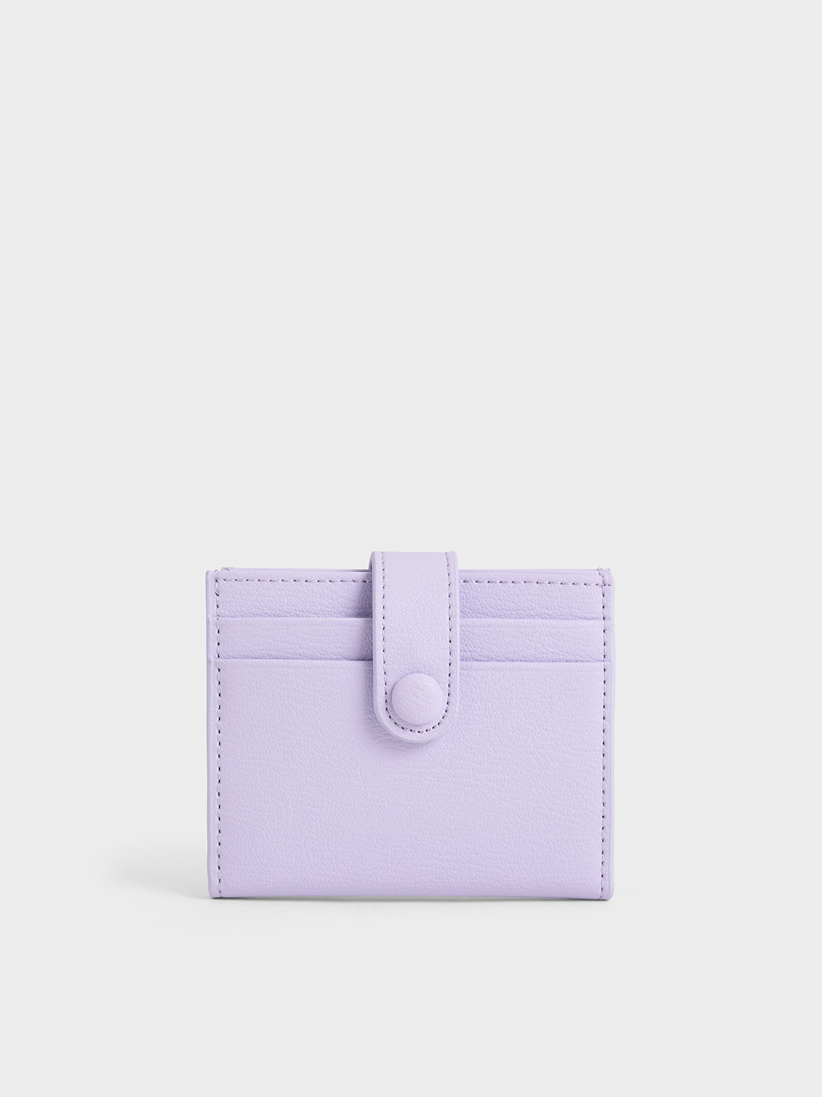 Lilac Bliss Snap Button Card Holder - CHARLES & KEITH US