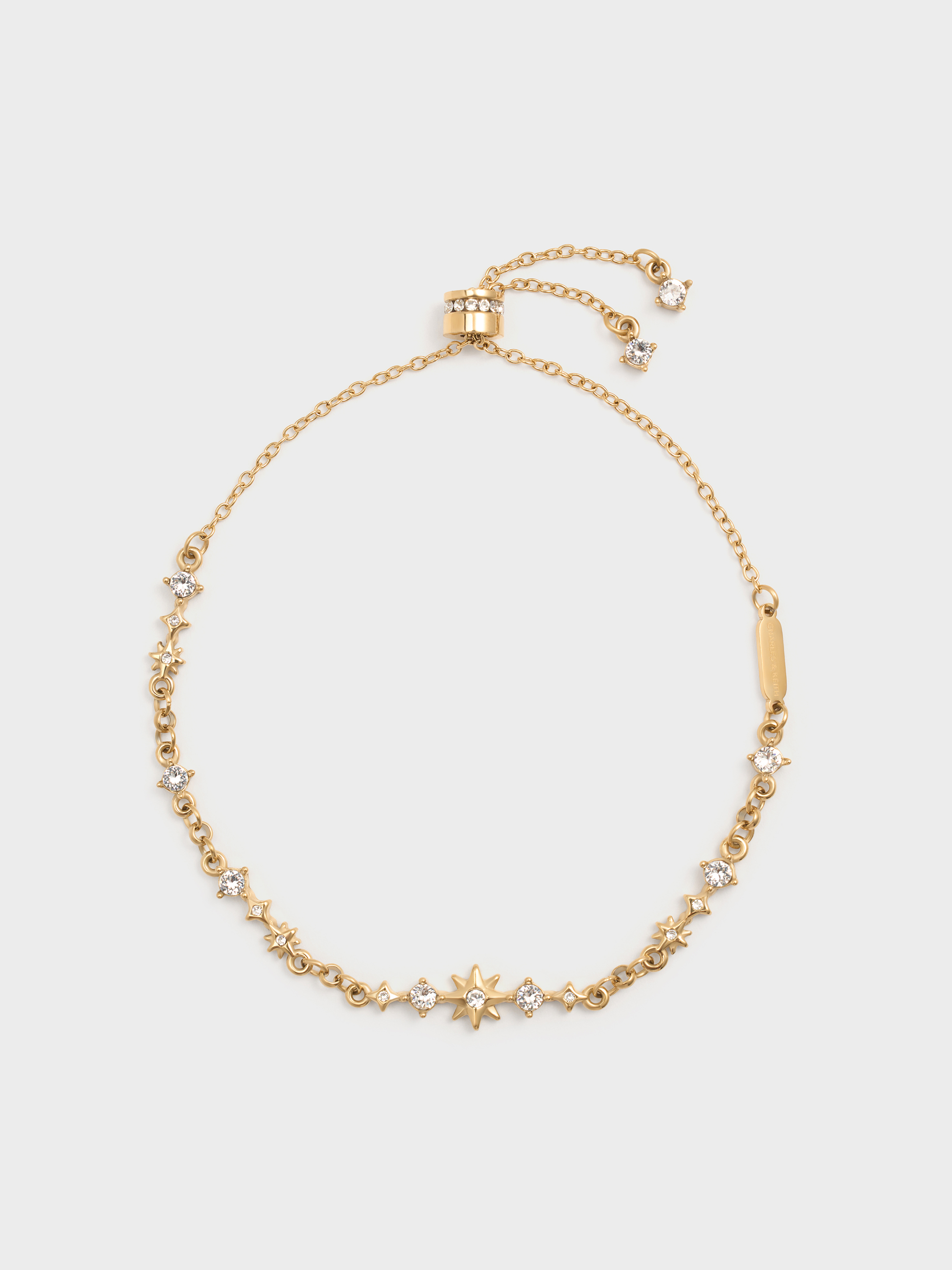 Gold Everest Crystal Star Bracelet - Gold - CHARLES & KEITH International