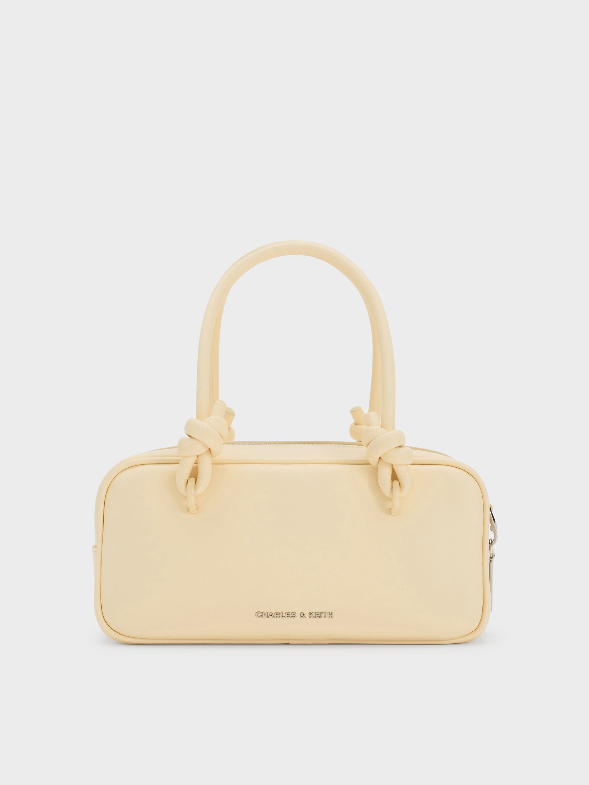 Butter Yellow Sammie Knotted-Handle Elongated Bag - Butter Yellow ...