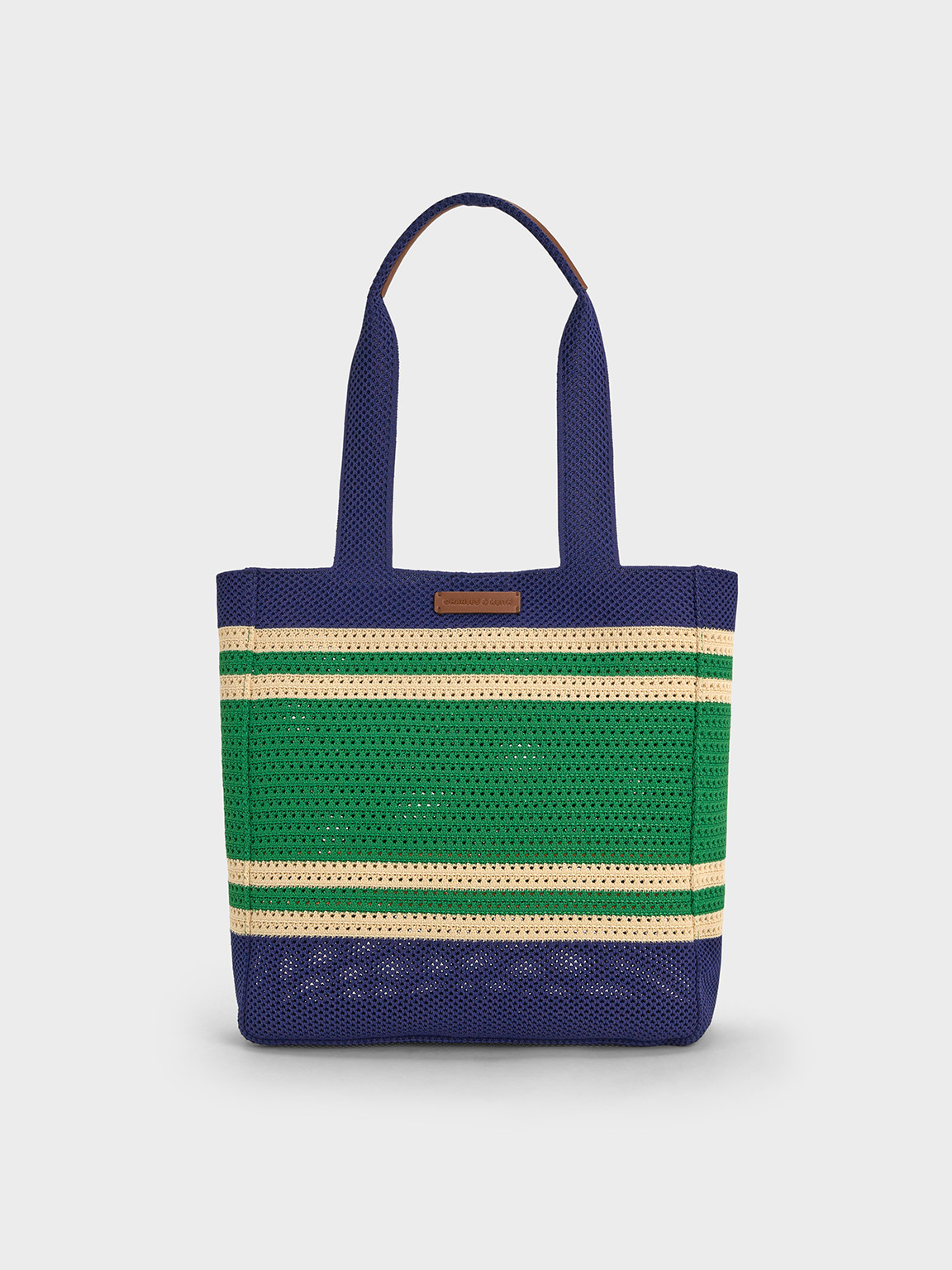 Multicoloured Ida Striped Tote Bag - CHARLES & KEITH MO