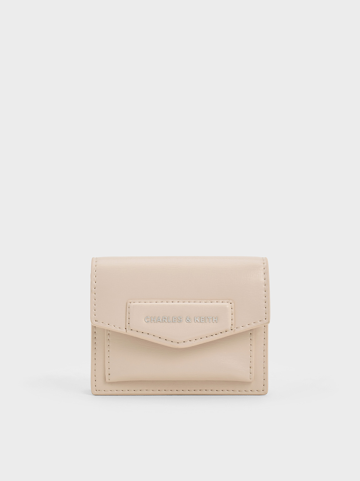Tarjetero Adelie tipo sobre - Avena - CHARLES & KEITH US