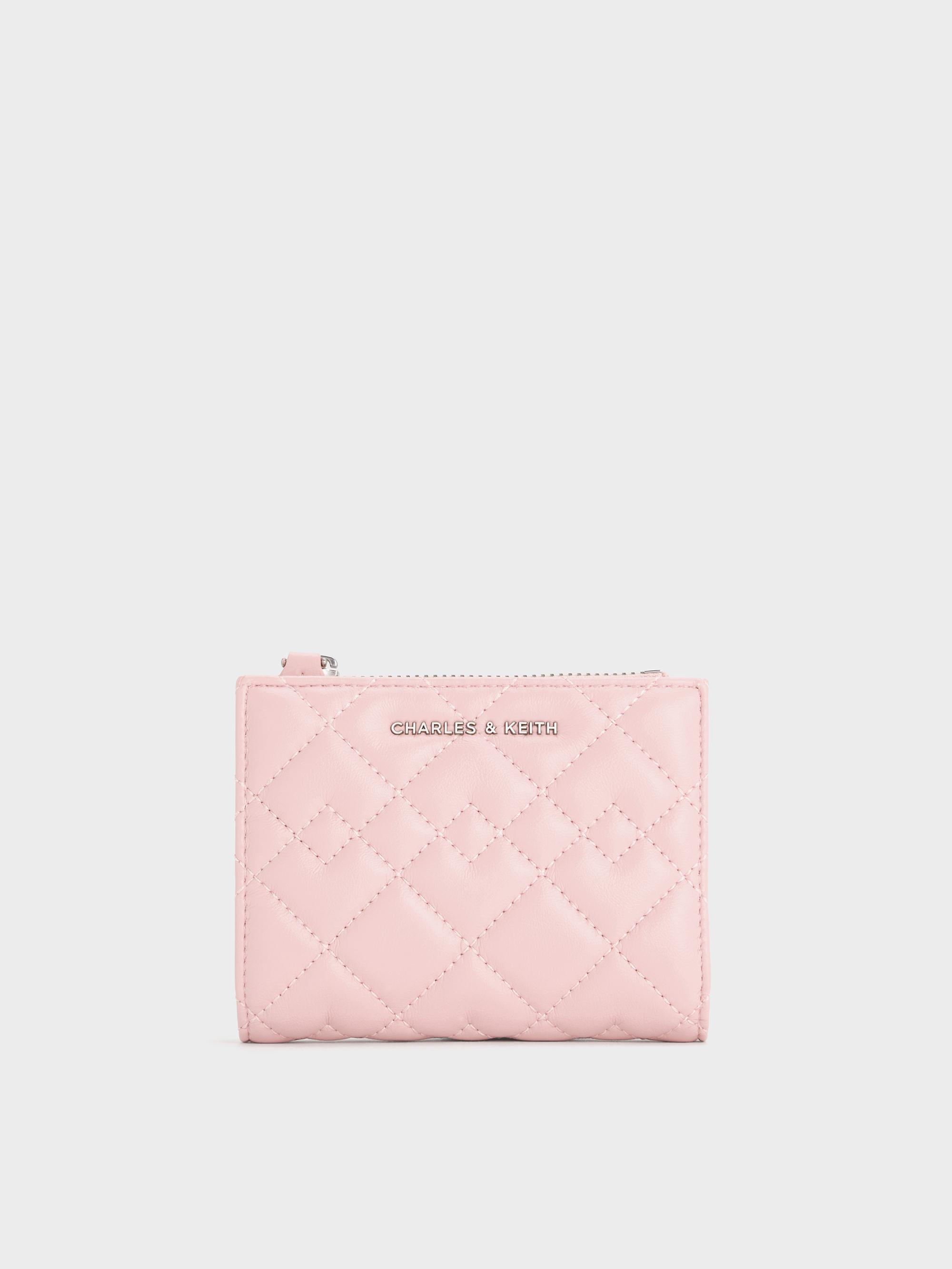 Cotton Candy Pink Duo Quilted Small Wallet - Cotton Candy Pink ...