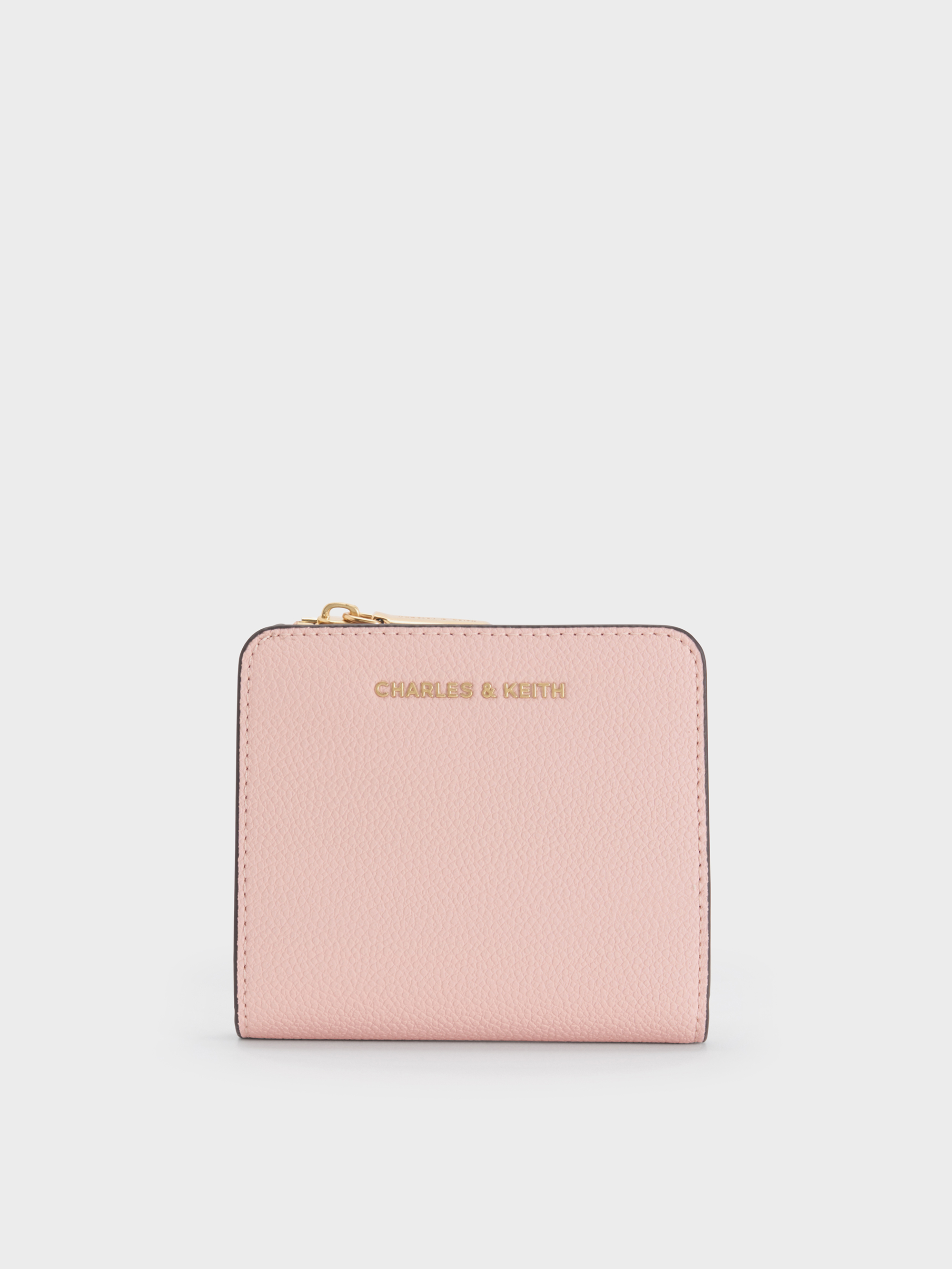 Light Pink Keely Top Zip Small Wallet - Light Pink - Wallets - CHARLES ...