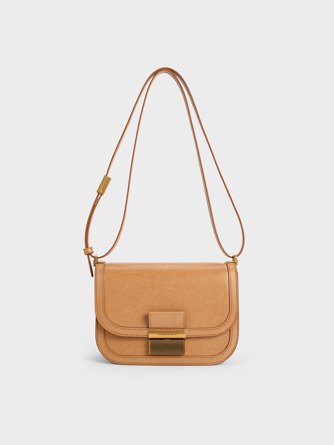 Toffee Charlot Bag - Toffee - CHARLES & KEITH US