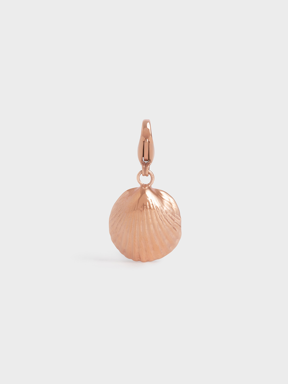 Rose Gold Cockle Seashell Charm - CHARLES & KEITH BD