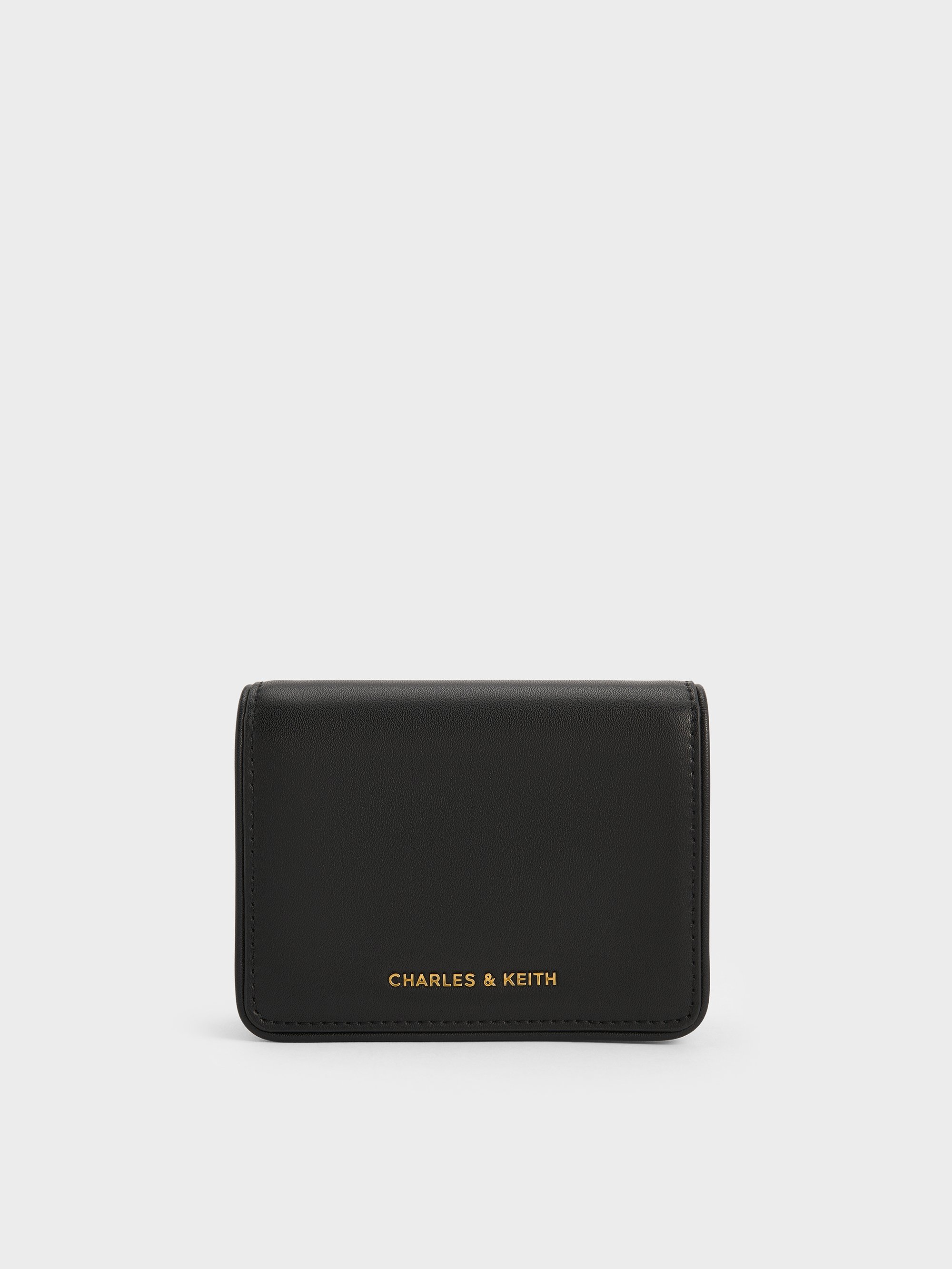 Black Lyla Knotted-Strap Wallet - CHARLES & KEITH UY