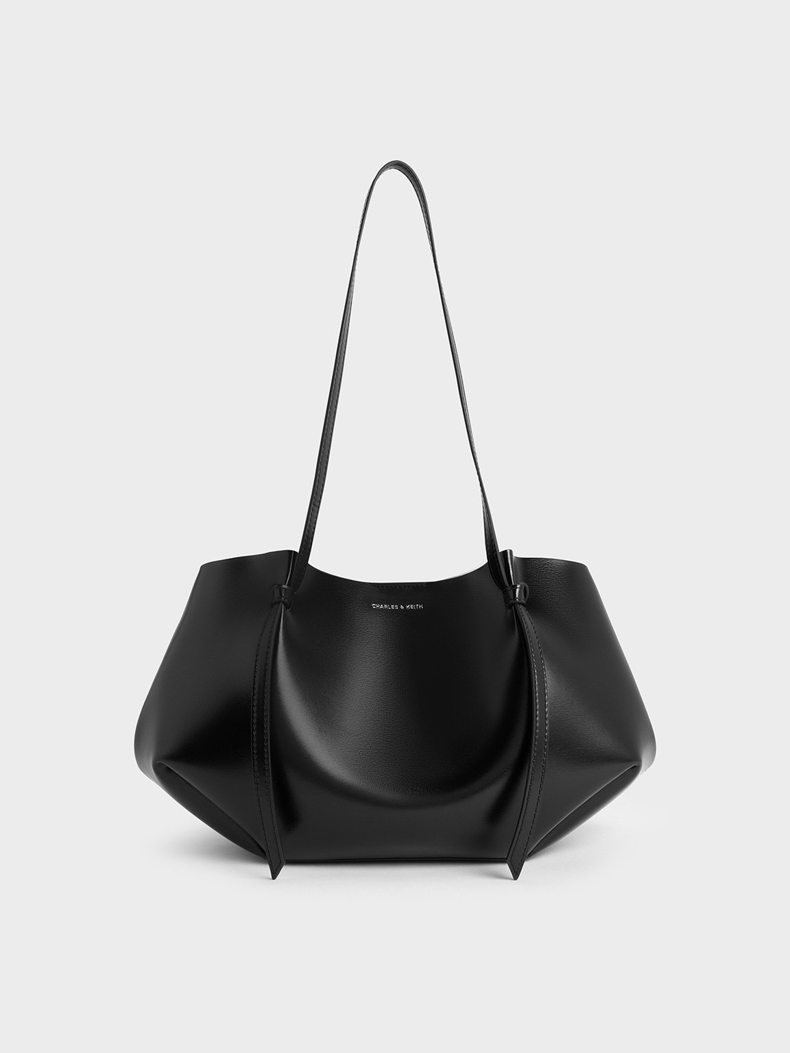 Noir Calla Tote Bag - CHARLES & KEITH KR