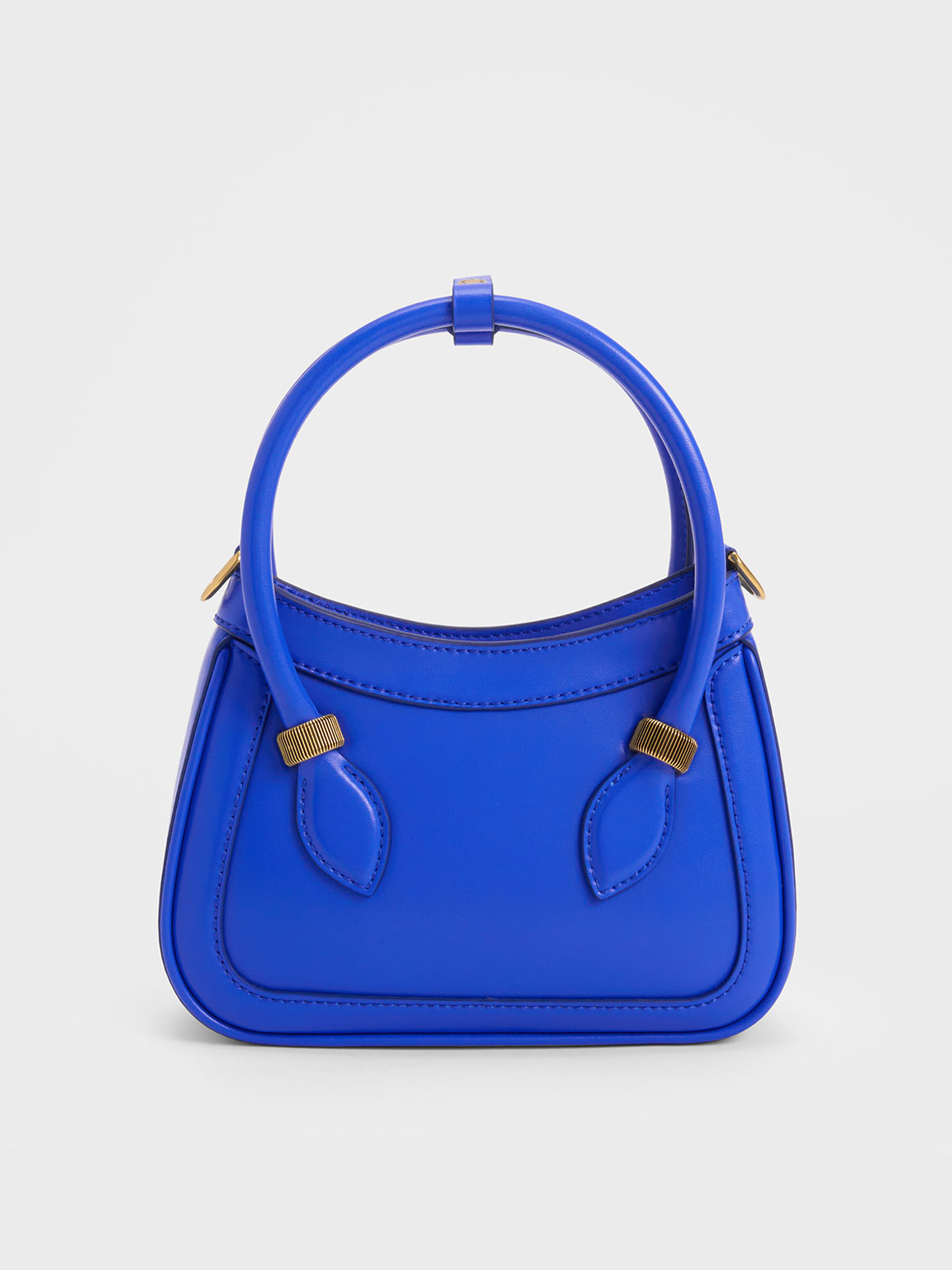 Cerulean Bonnie Curved Tote Bag Charles Keith Sg