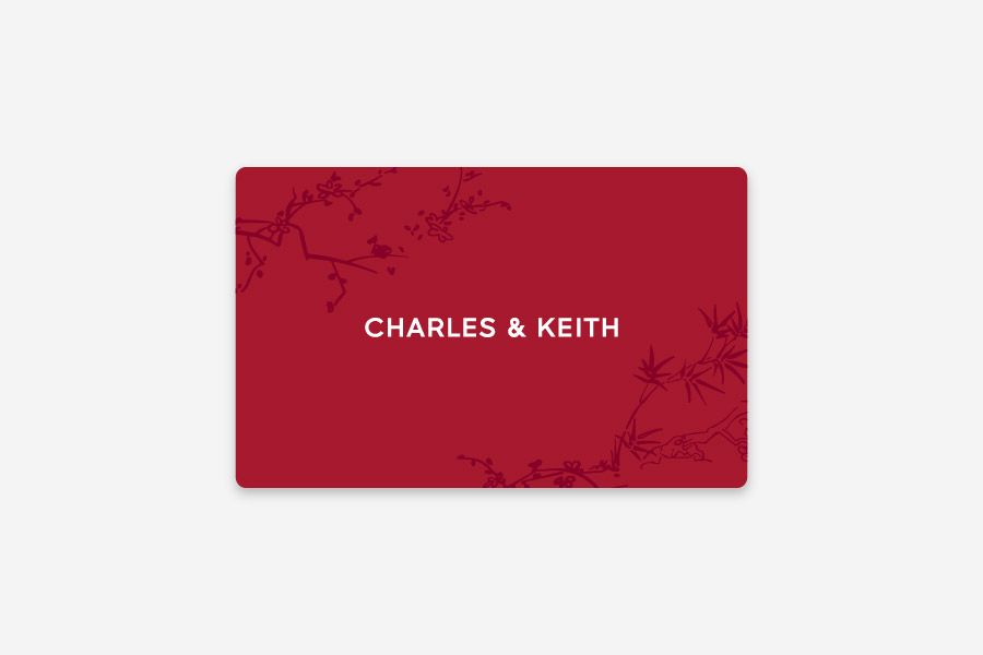 Gift Card In Black | CHARLES & KEITH SG