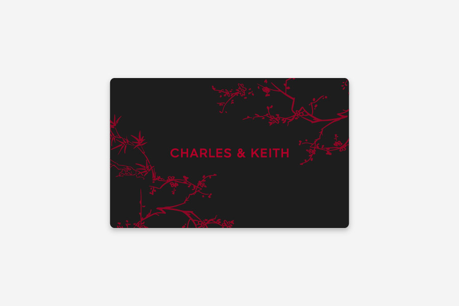 Gift Card In Black | CHARLES & KEITH SG